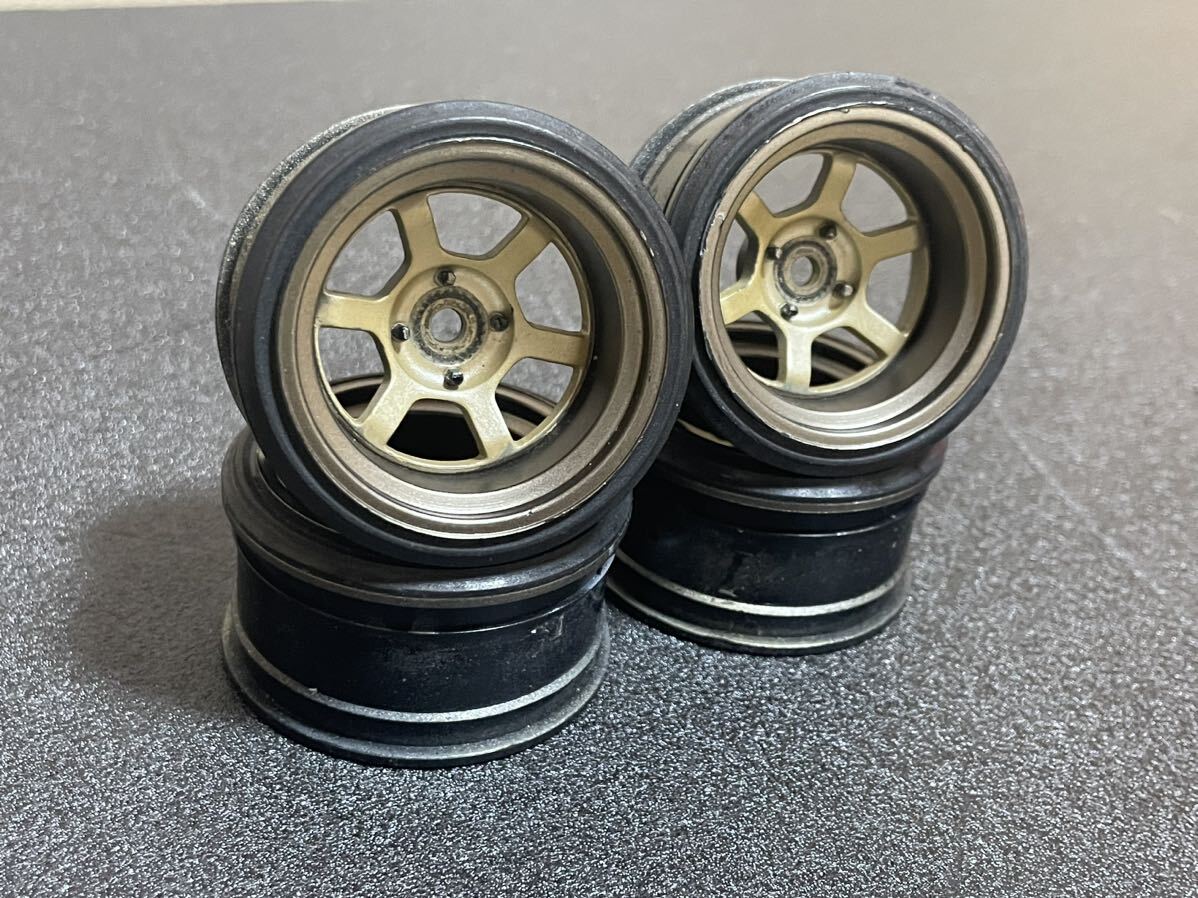 日本代購代標第一品牌【樂淘letao】－1/10 スケールダイナミクス TE37 小径ホイール オフセット13 ラジドリ LP86 ヨコモ レーヴD86旧車ラジコン ドリフト カスタムホイール