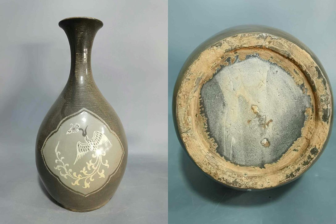 Yahoo!オークション - 観心・時代旧蔵 C798珍品旧蔵 朝鮮 高麗磁 朝鮮...