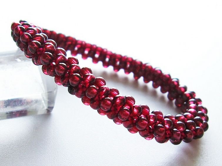 Yahoo!オークション - 誠安 極品天然AAAガーネット ブレスレット 8mm