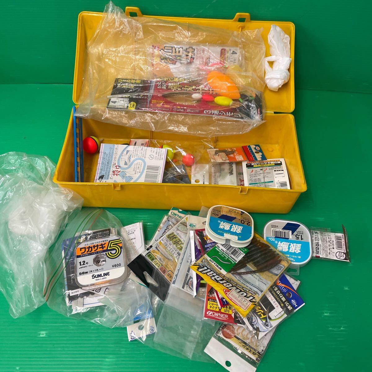 Yahoo!オークション - 錬B#161 釣り具 色々 まとめ売り 釣具 ライン ウ...