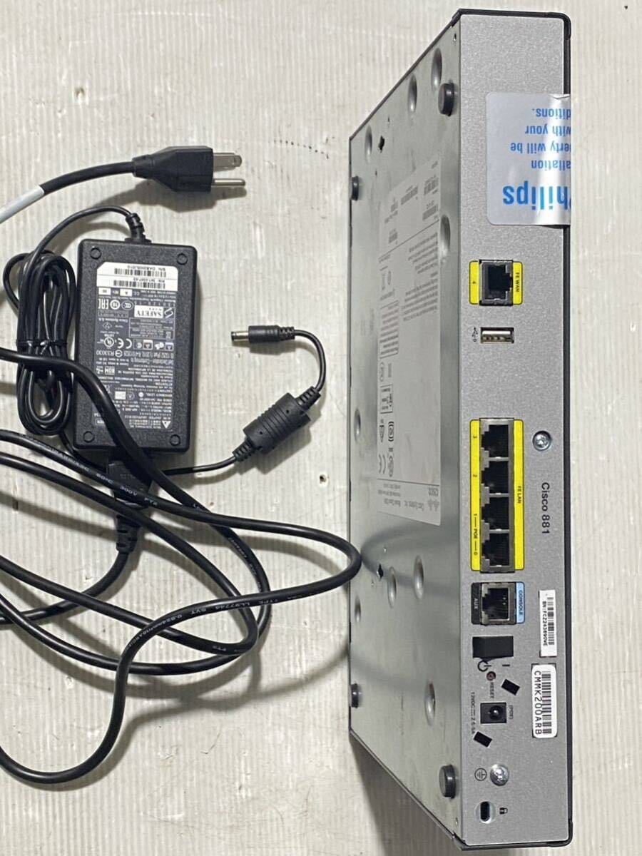 Yahoo!オークション - 複數在庫 動作品 CISCO C881 Router Cisco 800シ...
