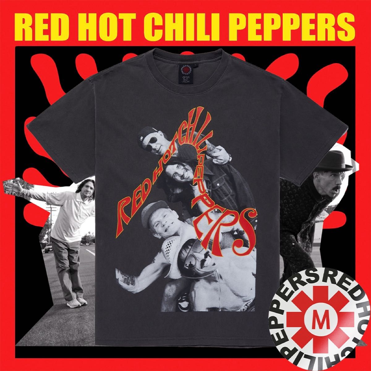 RED HOT CHILI PEPPERS WORLD TOUR 2022-2023 Throwback Tee M RED HOT CHILI PEPPERS WORLD TOUR 2022-2023 Throwback Tee M