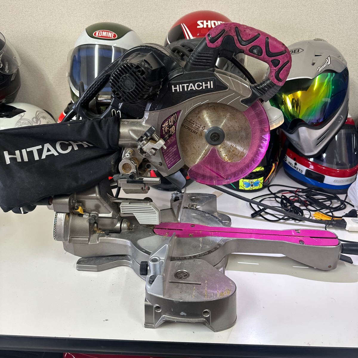 Yahoo!オークション - 日立 190mm卓上スライドマルノコ C7RSHC