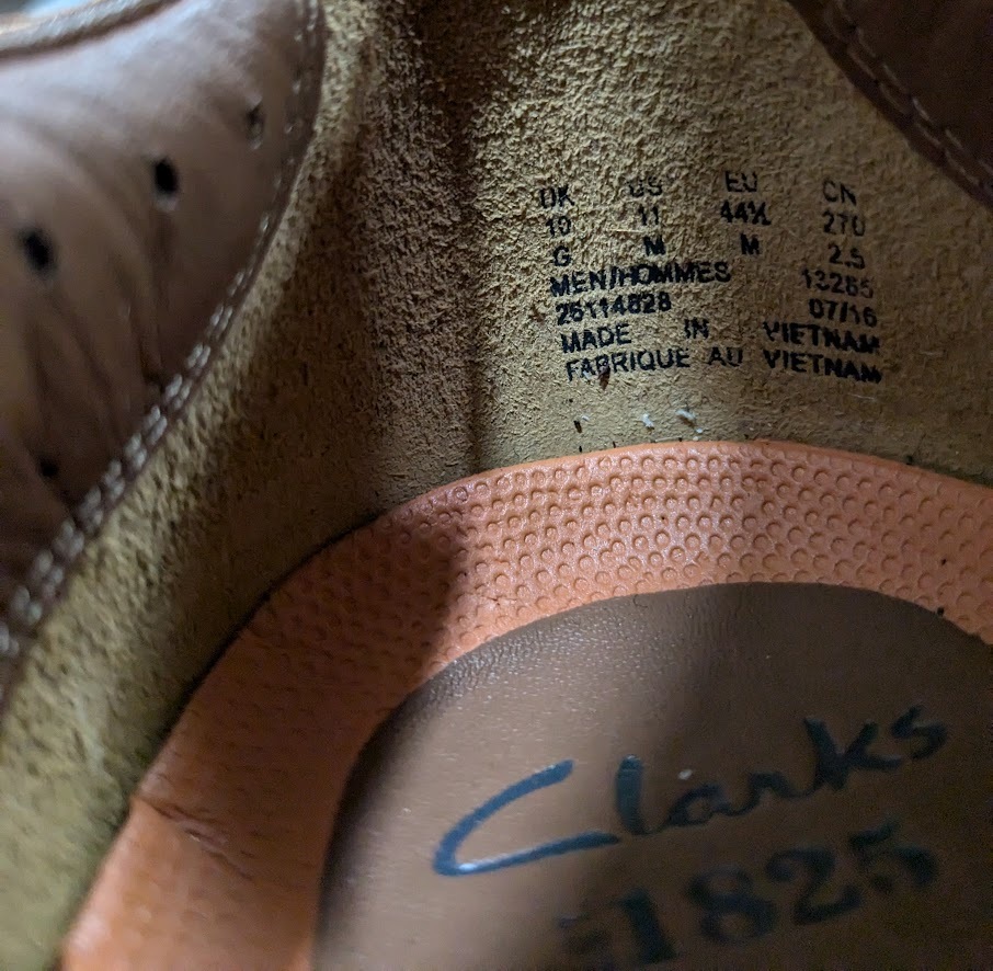 Yahoo!オークション - Clarks レザービジネスシューズUS11サイズ27cm ...