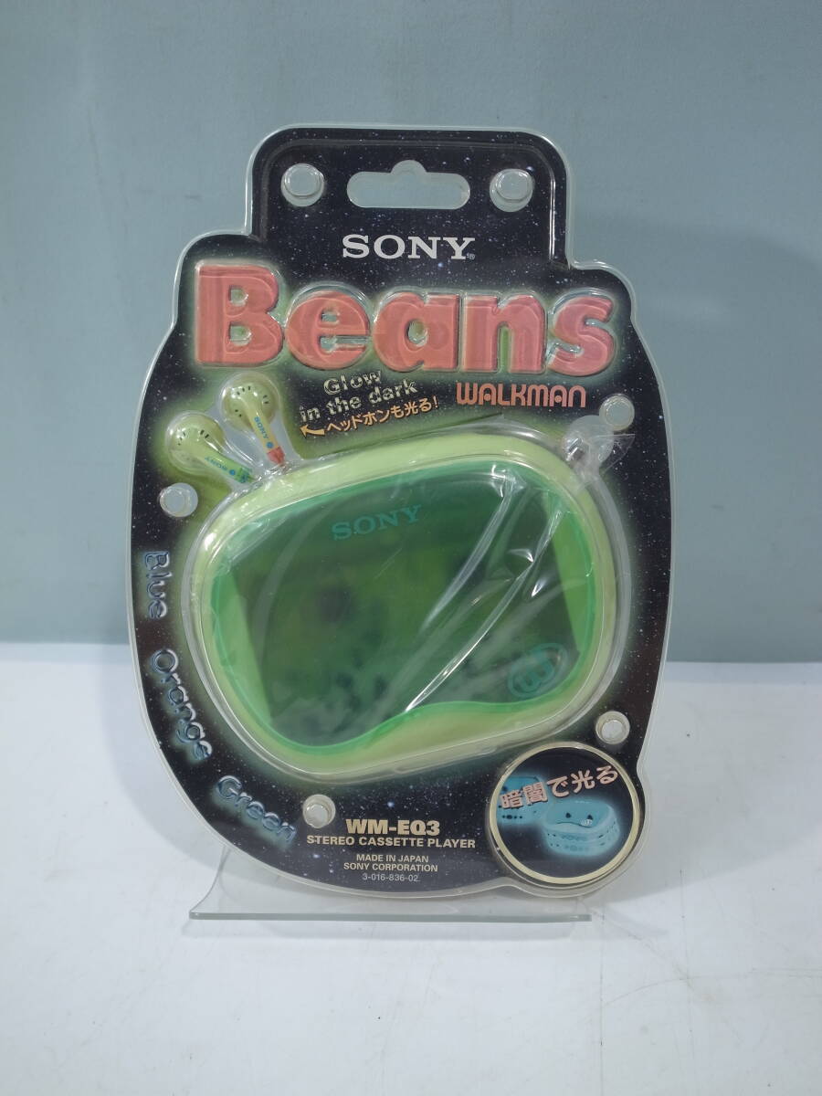 Yahoo!オークション - 長期保管品 SONY Beans walkman ソニー ビーン...