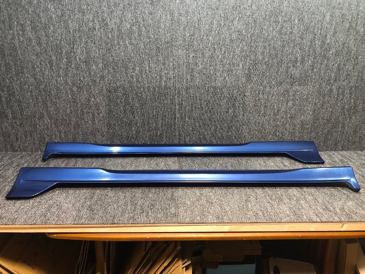 10794 Sxe10 アルテッツァ Rs200リミテッド 後期 純正op サイドスポイラー 左右 8n8ブルー 08150 53010 08150 53011リア|売買されたオークション