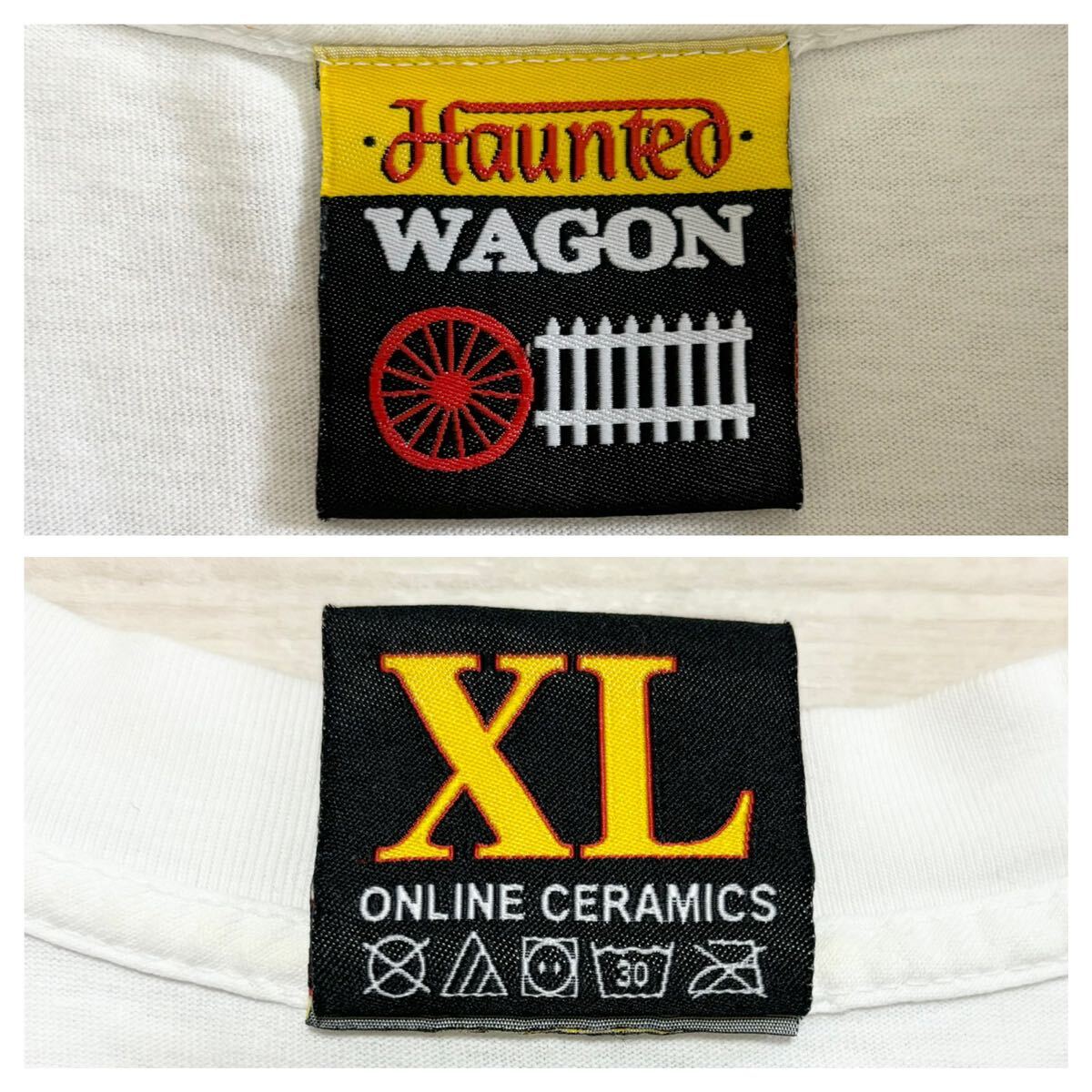 レア ONLINE CERAMICS FALL TOUR 19' Tシャツ XL 白 ホワイト レア ONLINE CERAMICS FALL TOUR 19' Tシャツ XL 白 ホワイト