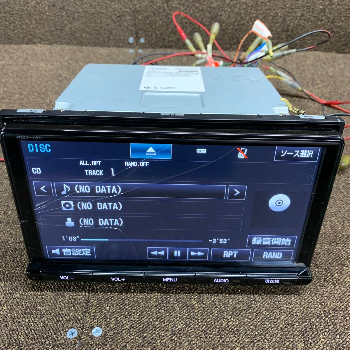 Yahoo!オークション - AV7-213 激安 カーナビ 9インチ TOYOTA NSZT-Y66...