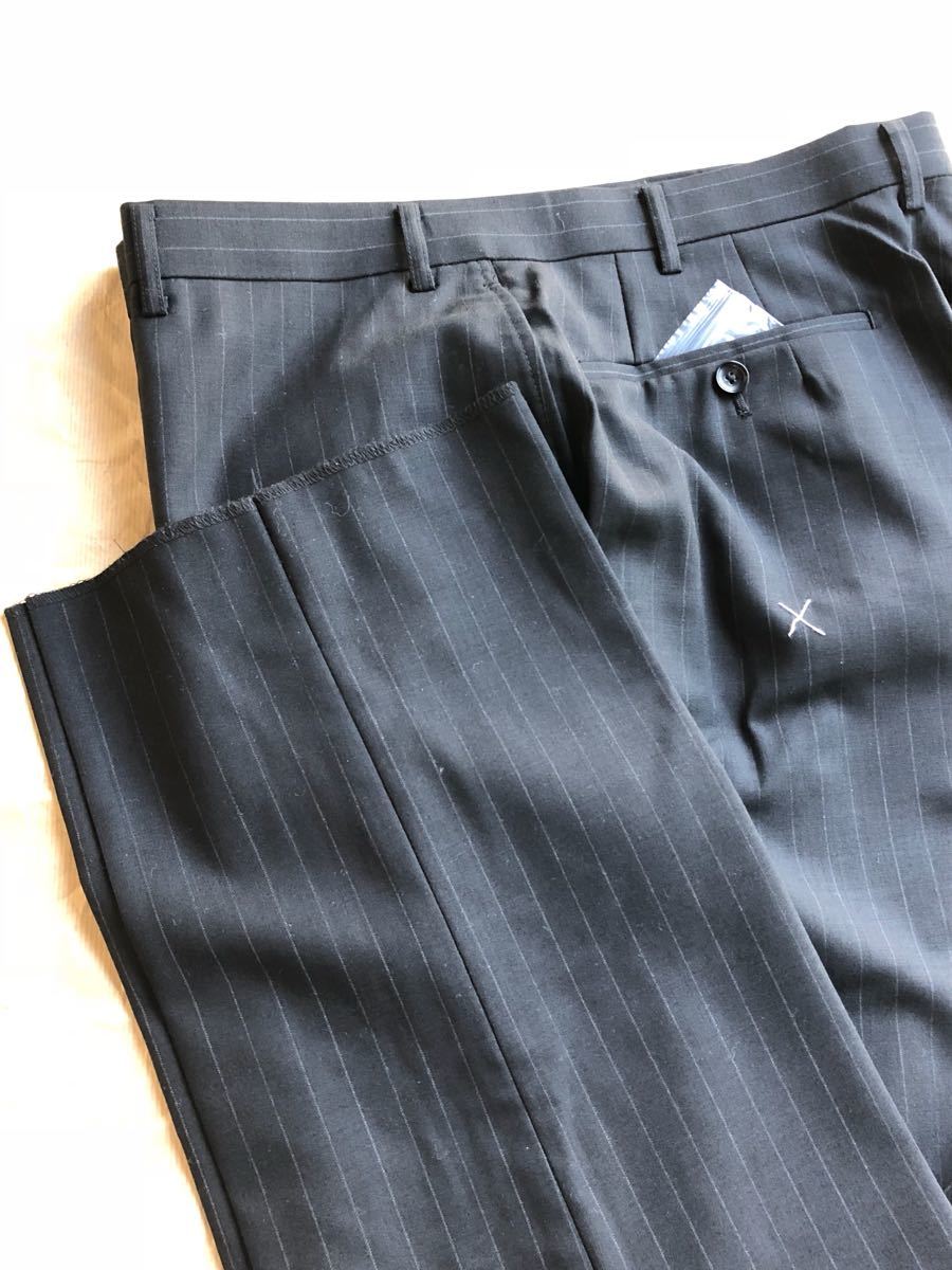 Yahoo!オークション - SALE AB8(90) 【春夏物メンズスーツ】濃紺ストラ...