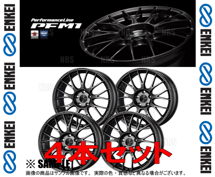 Yahoo!オークション - ENKEI エンケイ PFM1 (ダークシルバー) 8.0J x 1...