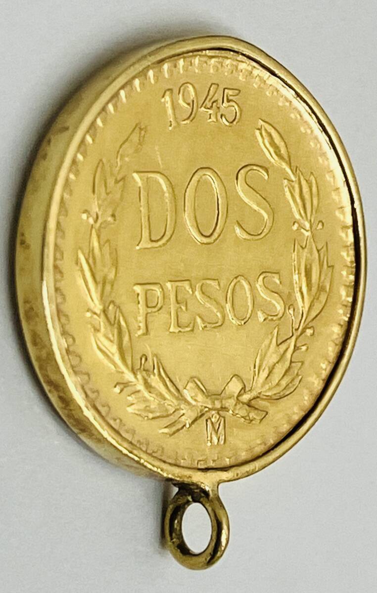 Yahoo!オークション - ペンダントトップ 金貨 メキシコ Mexico イーグ...