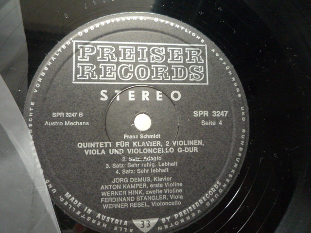 Yahoo!オークション - TF50 オーストリアPREISER盤2LP F・シュミット/...