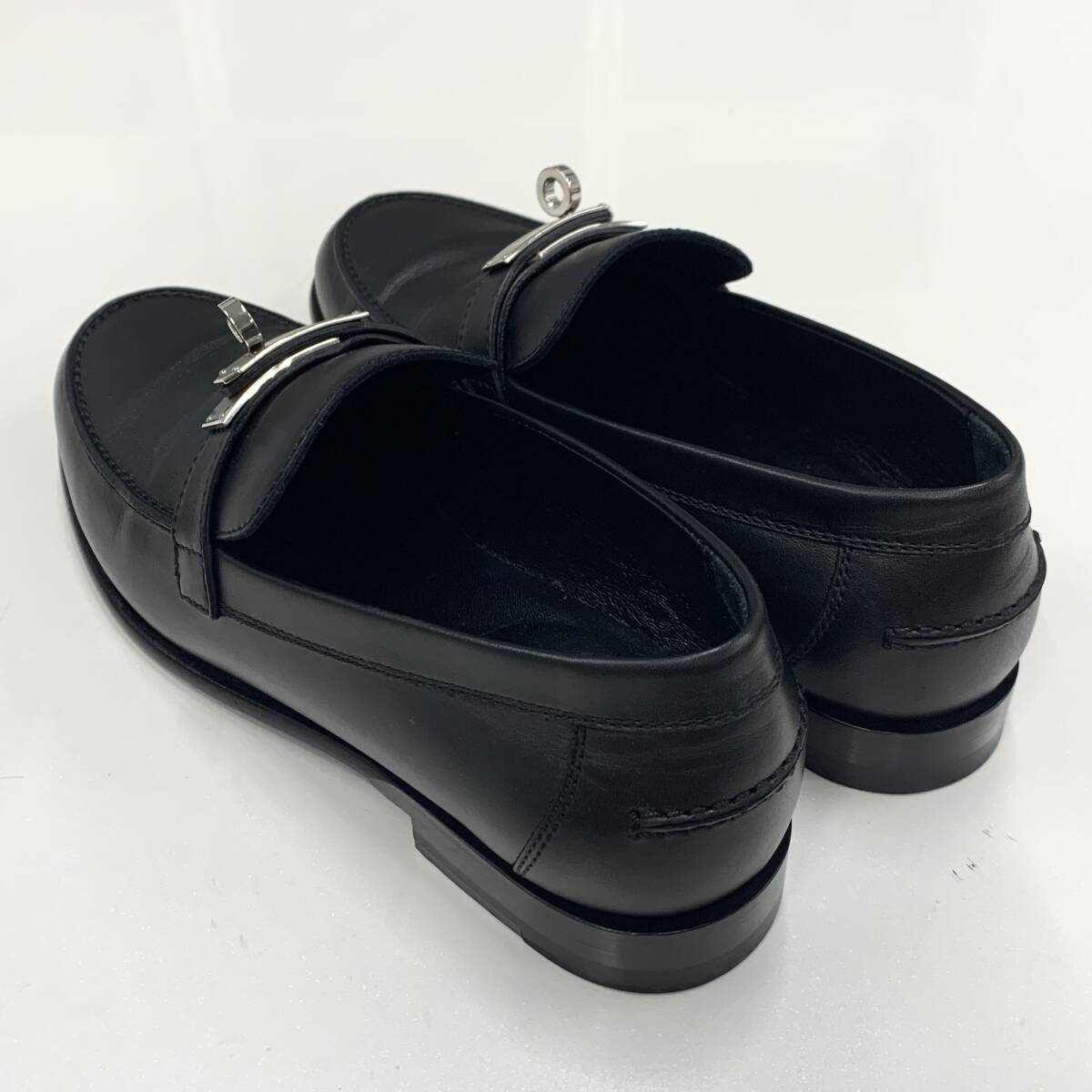 M10355 エルメス デスタン レザー ケリー金具 ローファー M10355 エルメス デスタン レザー ケリー金具 ローファー