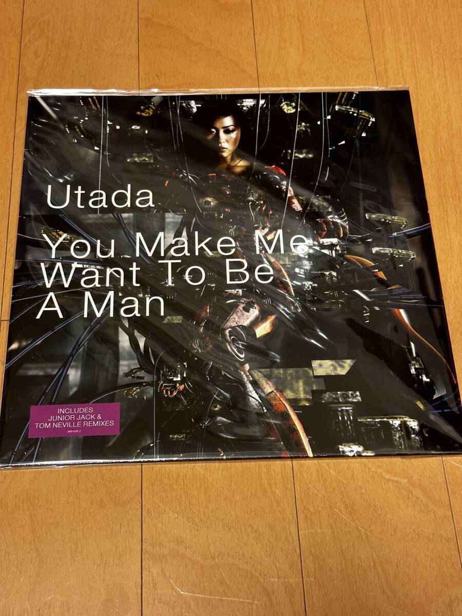 Yahoo!オークション - 【UTADA】 『YOU MAKE ME WANT TO BE A MAN』