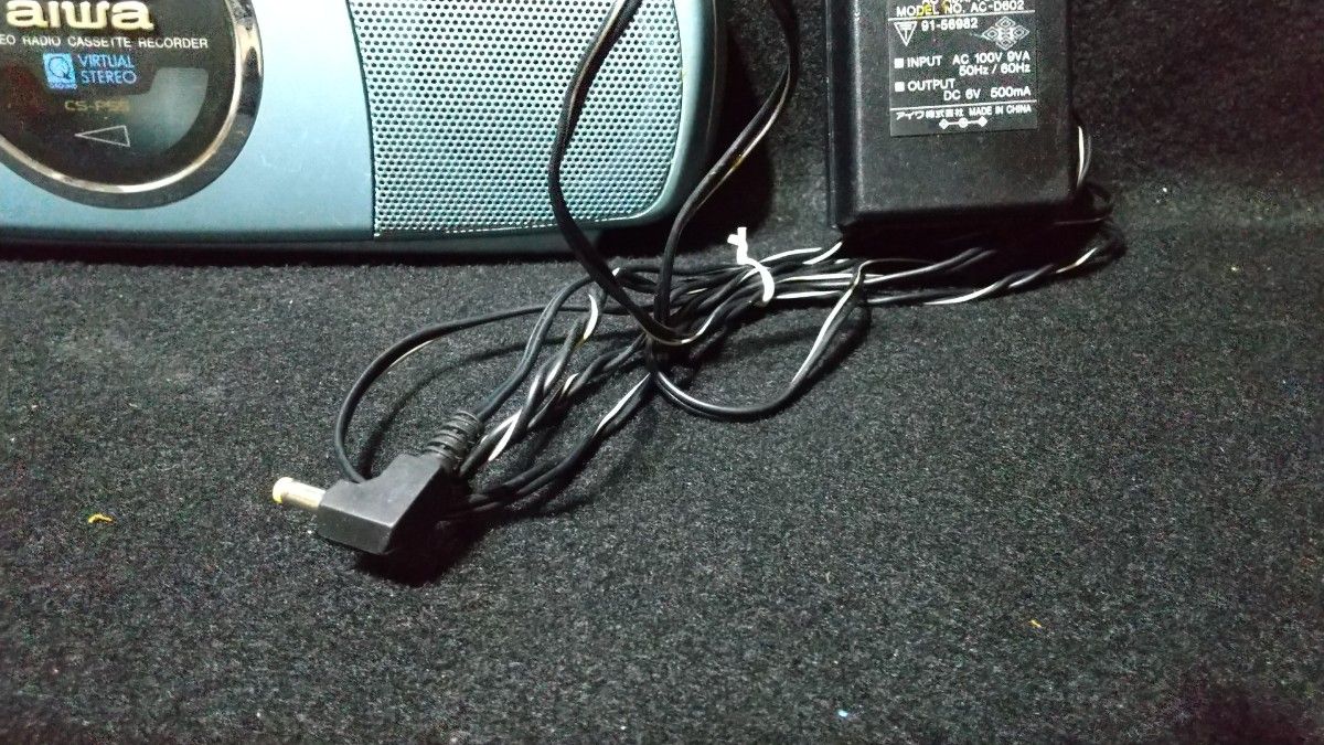 昭和レトロ/1999年製/不動品/AIWA/テープラジカセ /ラジオ/電池 昭和レトロ/1999年製/不動品/AIWA/テープラジカセ /ラジオ/電池