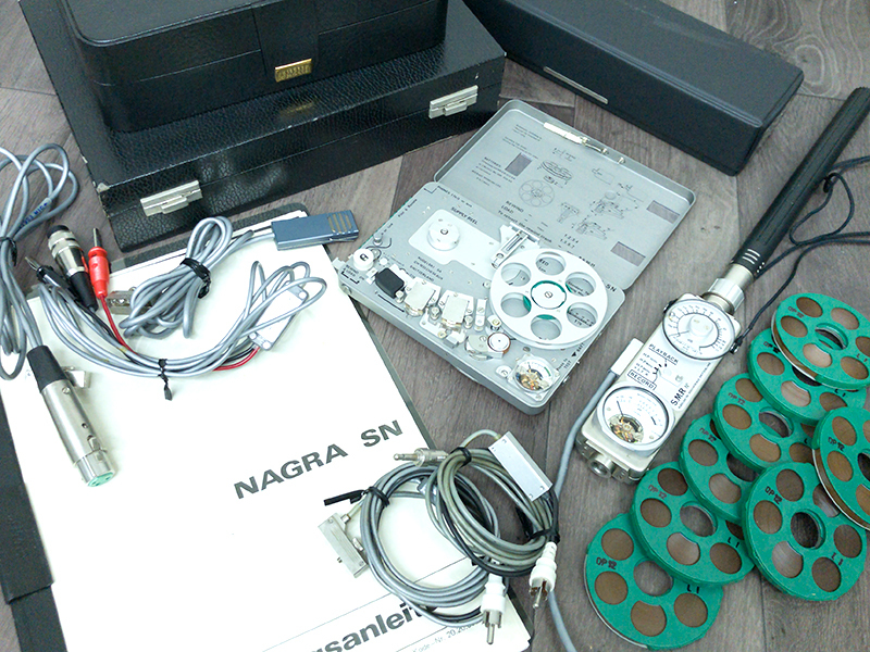 希少・動作品 NAGRA SN 超小型 オープンリールデッキ テープレコーダー テープ9本・SMR・マイク・入出力ケーブル等付属 ナグラ スイス ｜代購幫