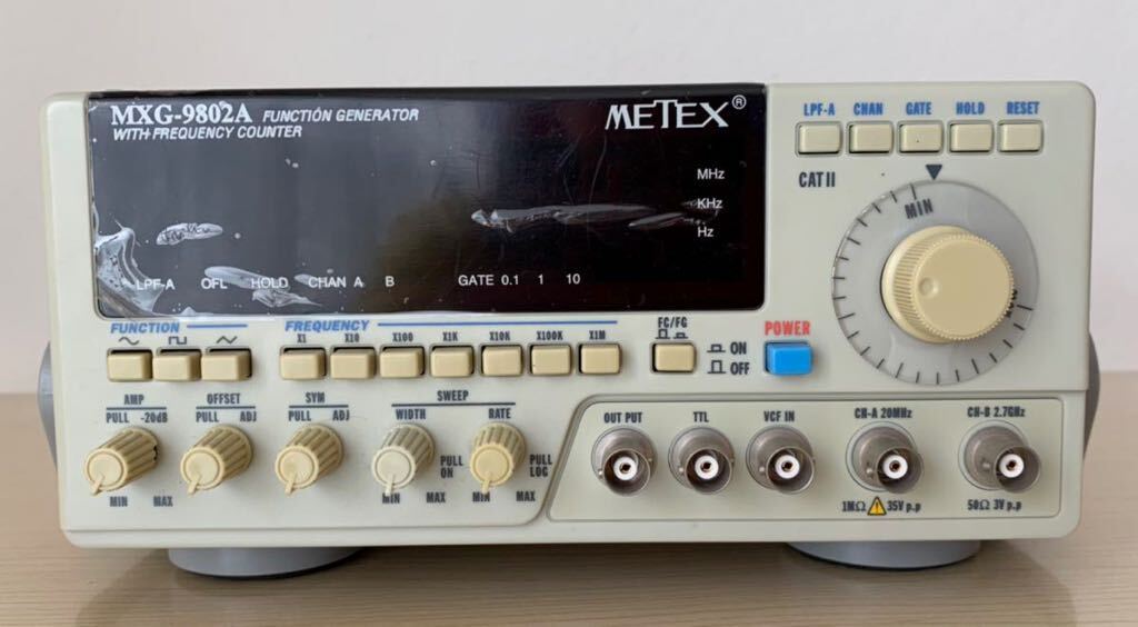 Yahoo!オークション - （1896M）METEX MXG-9802A ファンクション ジェ...