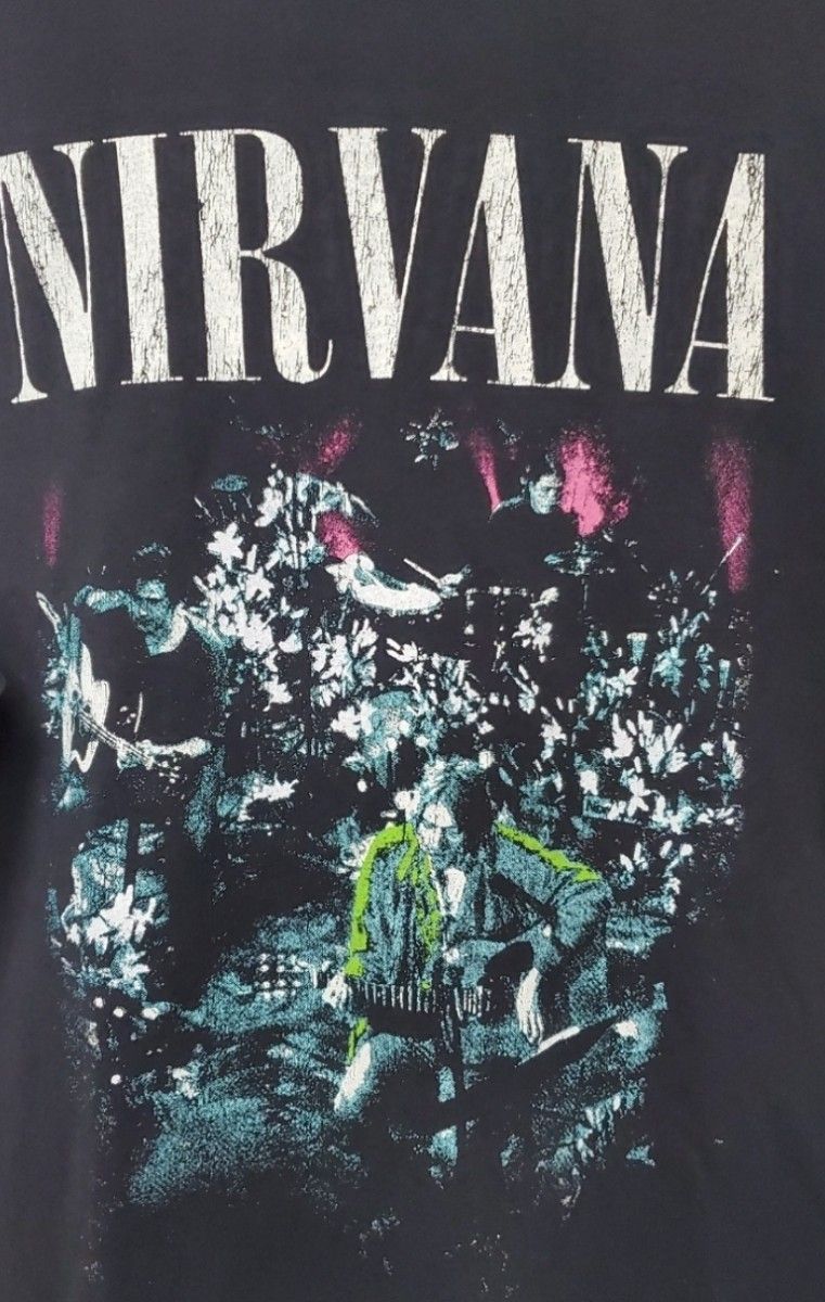 NIRVANA ニルヴァーナ Tシャツ ダメージ加工 バンド ユニ NIRVANA ニルヴァーナ Tシャツ ダメージ加工 バンド ユニ