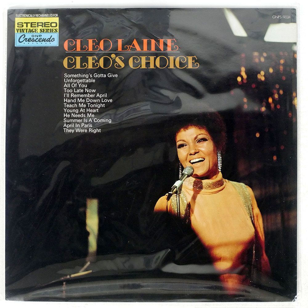 Yahoo!オークション - 米 CLEO LAINE/CLEO’S CHOICE/GNP CRESCENDO GN...