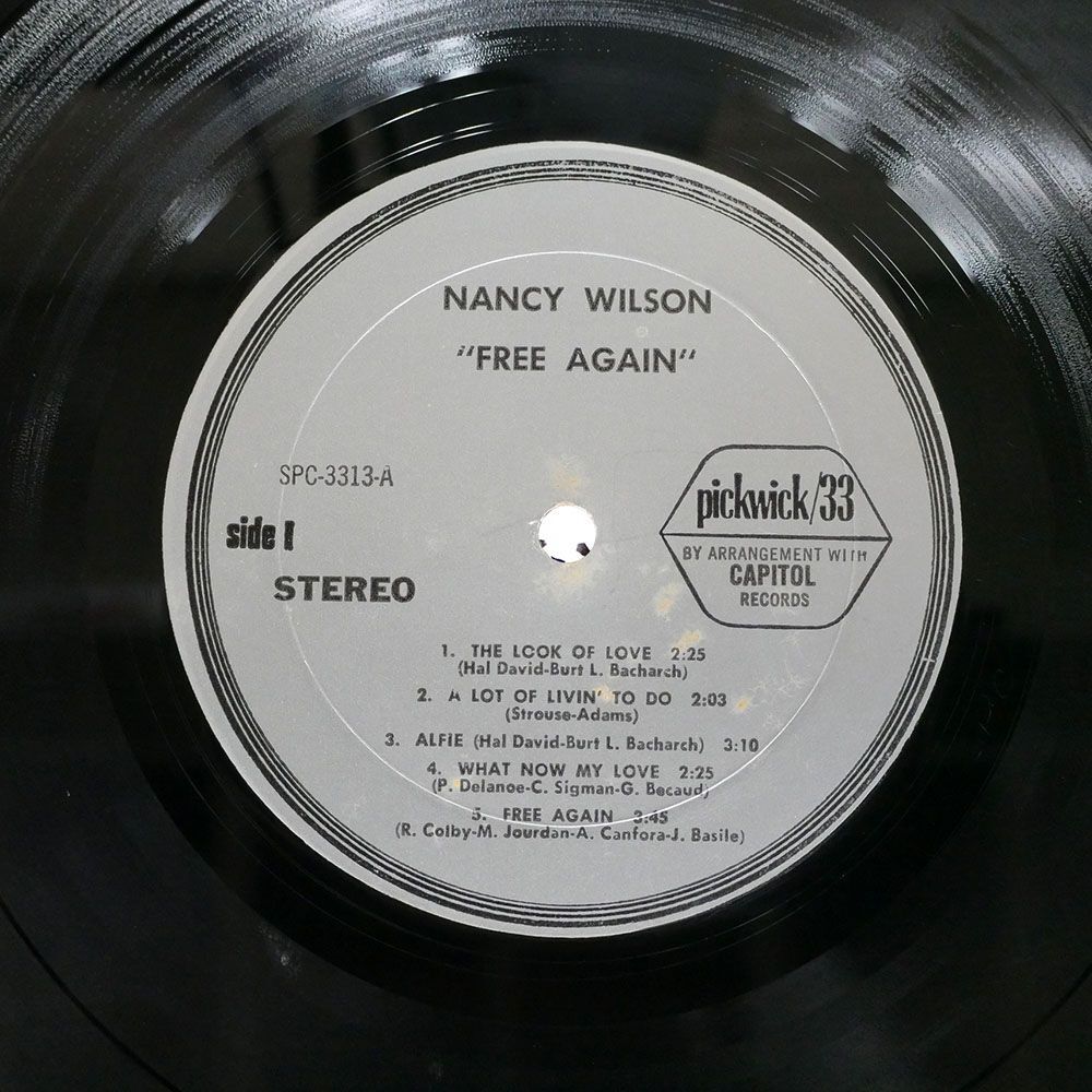 Yahoo!オークション - NANCY WILSON/FREE AGAIN/PICKWICK SPC3313 LP