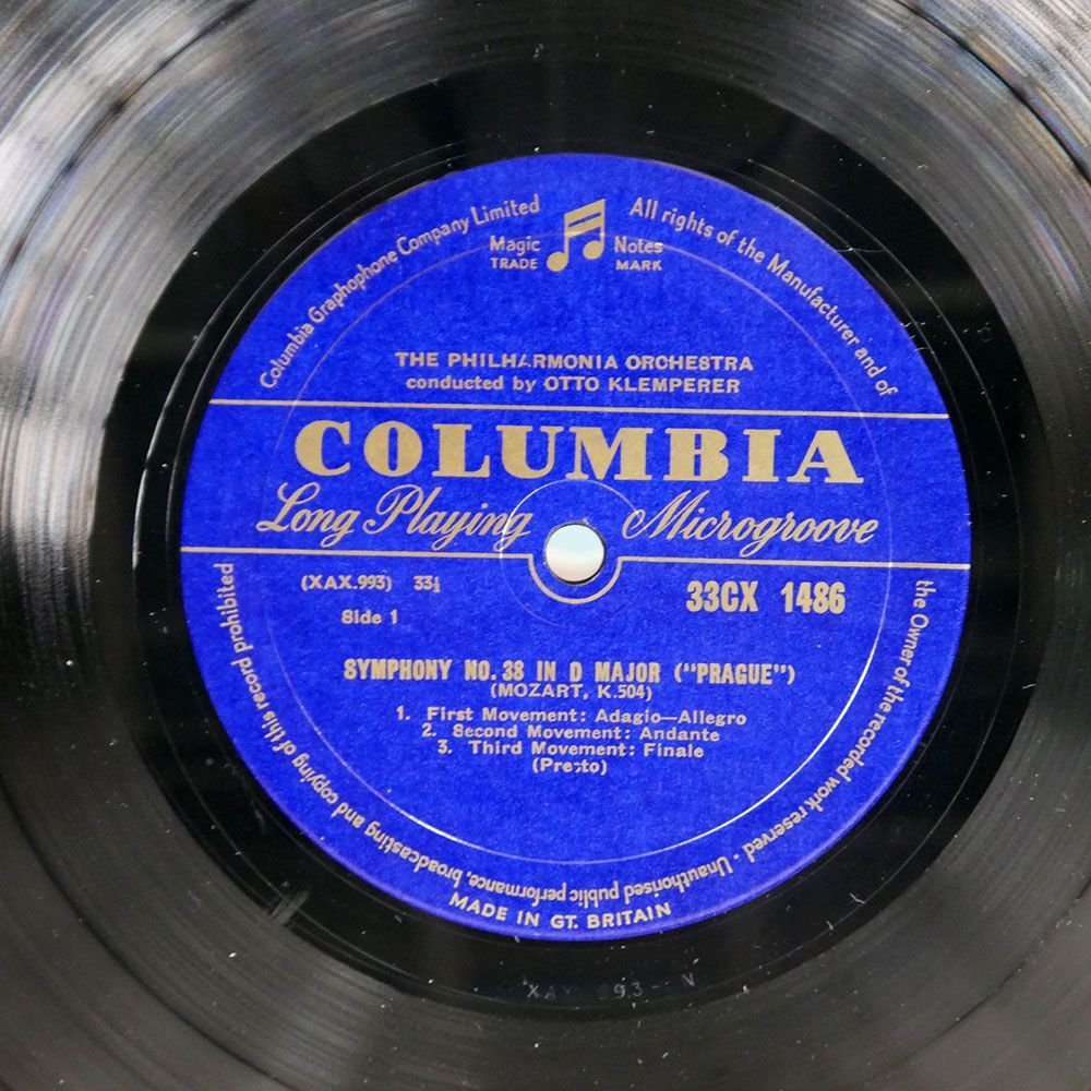 Yahoo!オークション - 英 ペラ KLEMPERER/MOZART SYMPHONIES NO. 38 IN...