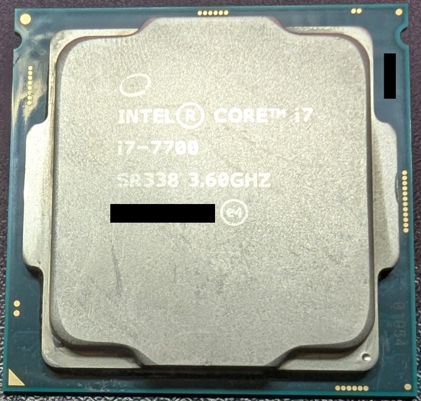 Yahoo!オークション - Intel CPU Core i7-7700 SR338