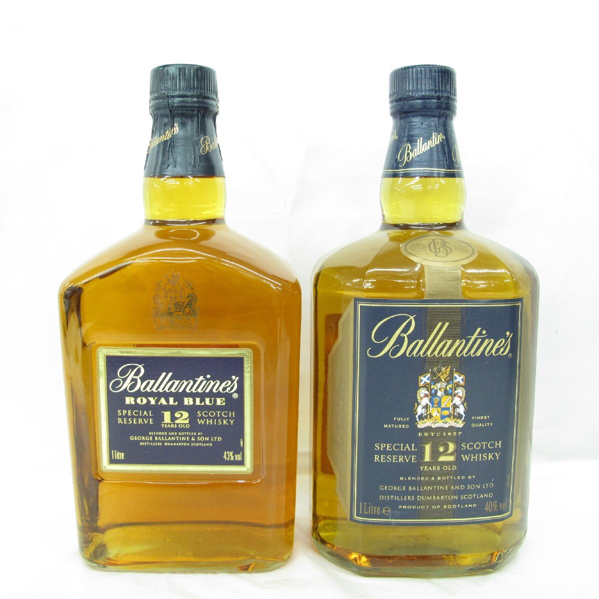 1円 未開栓 Ballantine's バランタイン 12年 スペシャルリザーブ 2本セット まとめ売り ウイスキー 1000ml 同梱不可 11617936 0713(セット、詰め合わせ ...