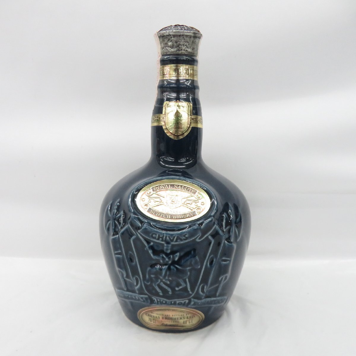 1円 未開栓 ROYAL SALUTE ロイヤルサルート 21年 陶器ボトル ウイスキー 700ml 40％ 858g 828109096 0726(スコッチ)｜売買されたオークション情報 ...