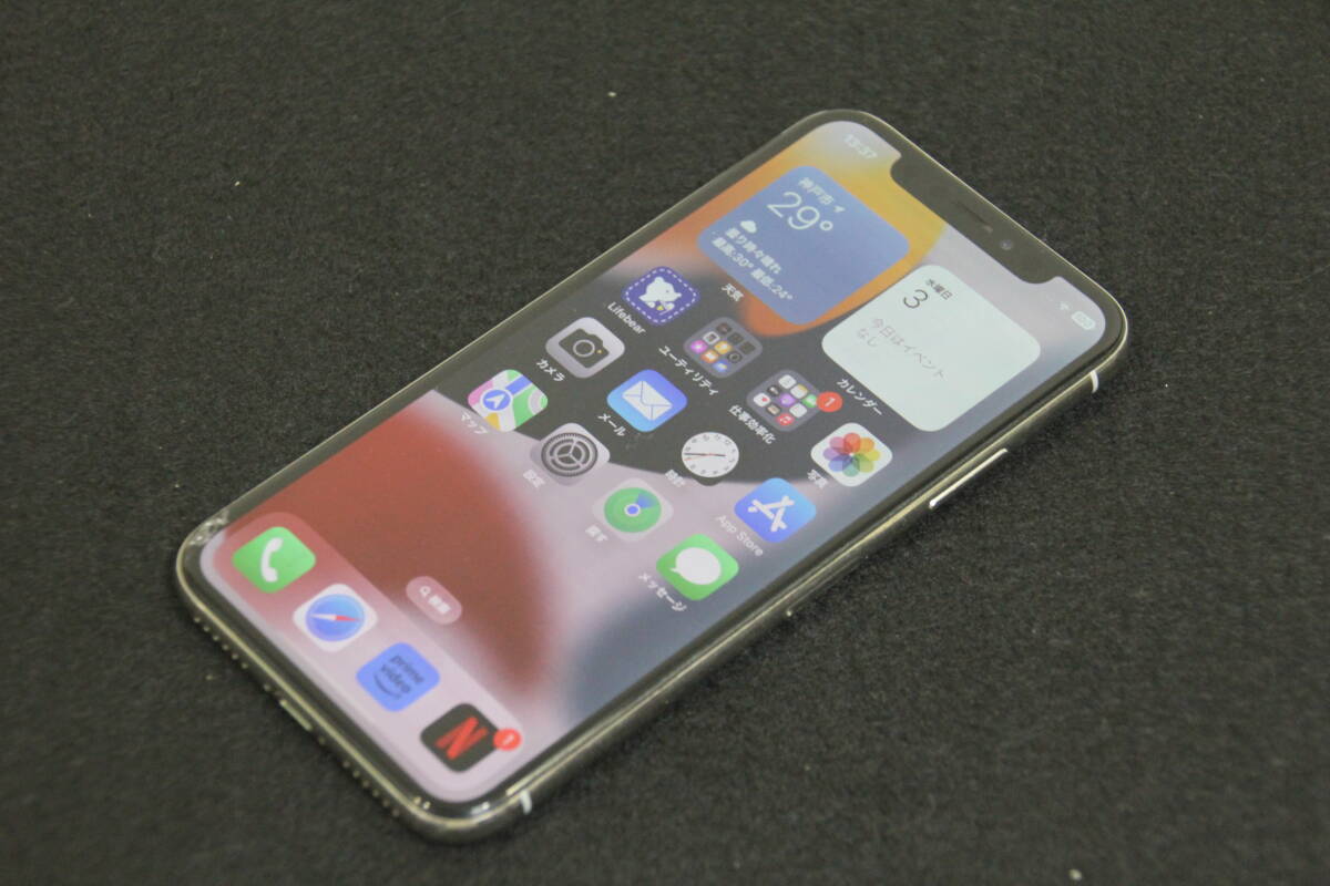 動作確認 iPhoneX 256GB MQC22J/A シルバー SIMフリー バッテリー89%(iPhone)｜売買されたオークション情報、yahooの商品情報をアーカイブ公開 ...