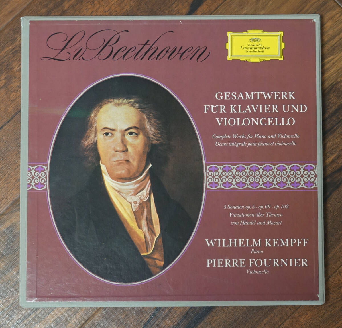 Yahoo!オークション - 極美 独DGG SLPM ベートーヴェン チェロ・ソナタ...