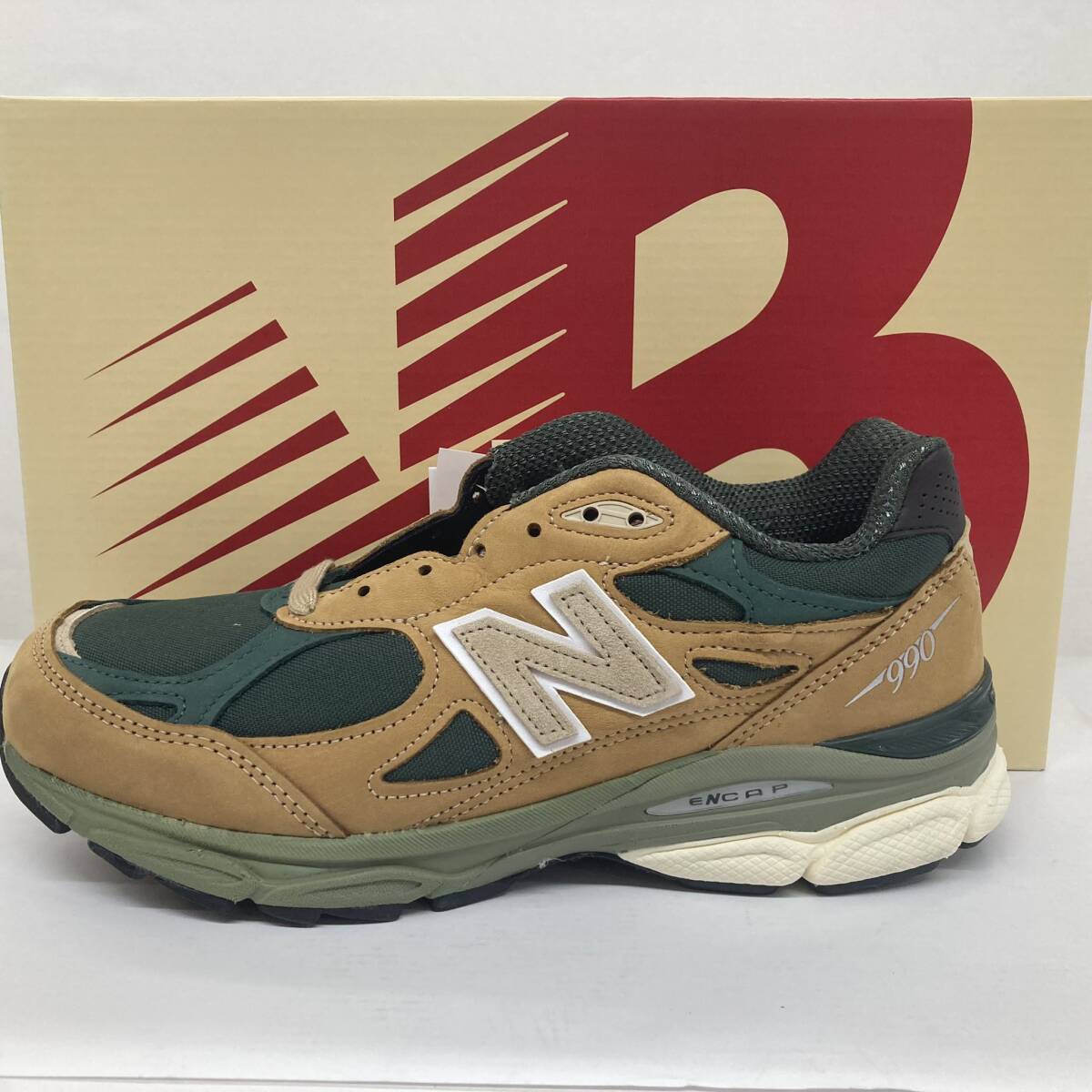 Yahoo!オークション - 268-AR35) NEW BALANCE MADE IN USA 990 V3 WG3 ...