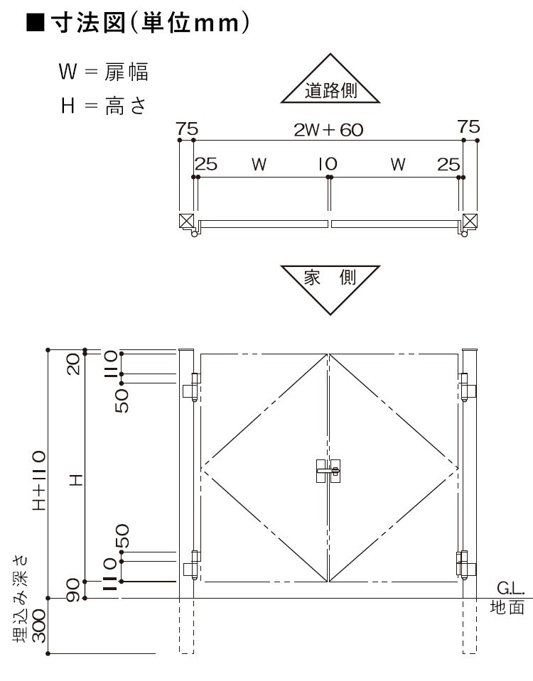 門扉 アルミ門扉 シンプル門扉 アルミ 両開き 門扉フェンス 門柱タイプ 0912 09-12 高さ120cm 扉幅90cm ×2枚(門扉)｜売買されたオークション情報、yahooの商品情報を ...