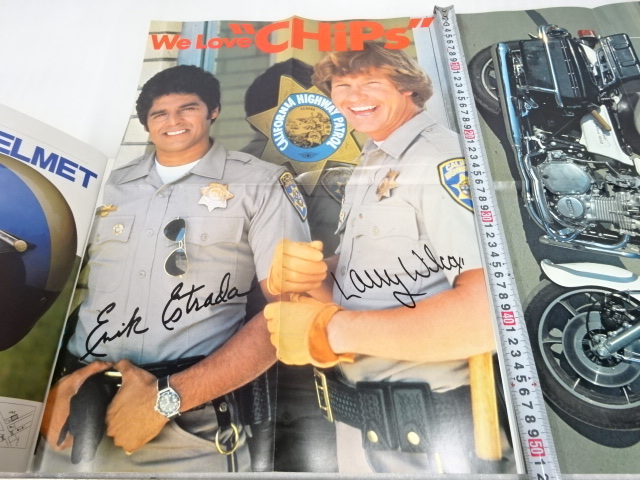 Yahoo!オークション - 62-11〒/Chips&BIKE 新 白バイ野郎 ジョン&パン...