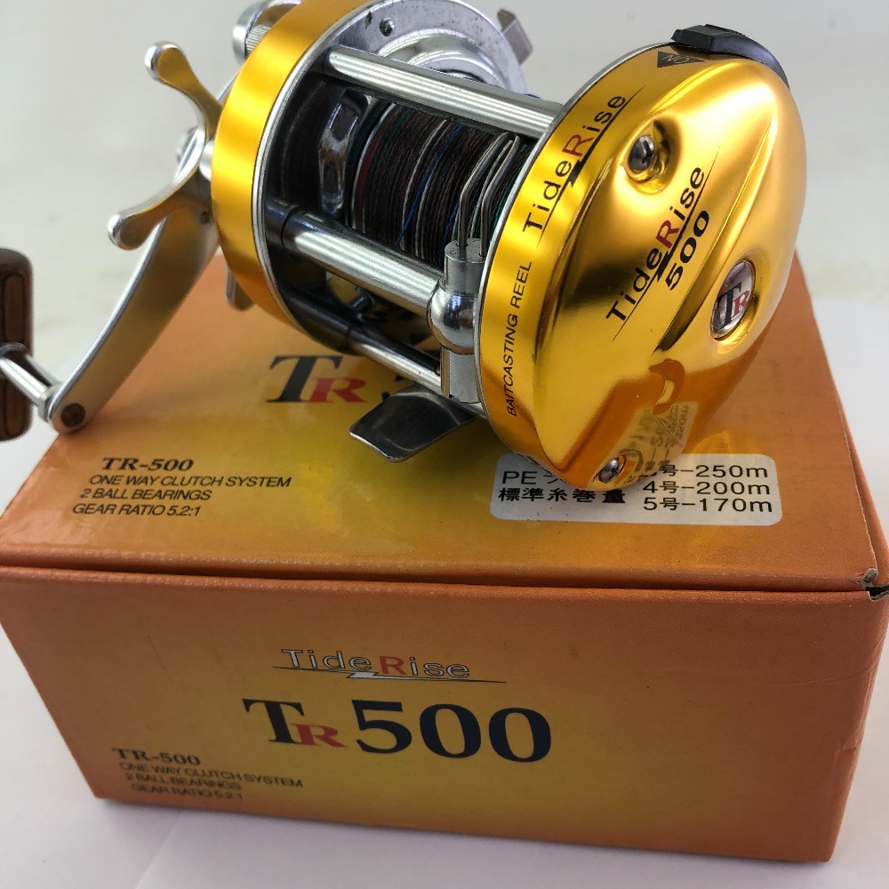 Yahoo!オークション - 03w03211/Tide Rise 500 リール 釣具 箱付き