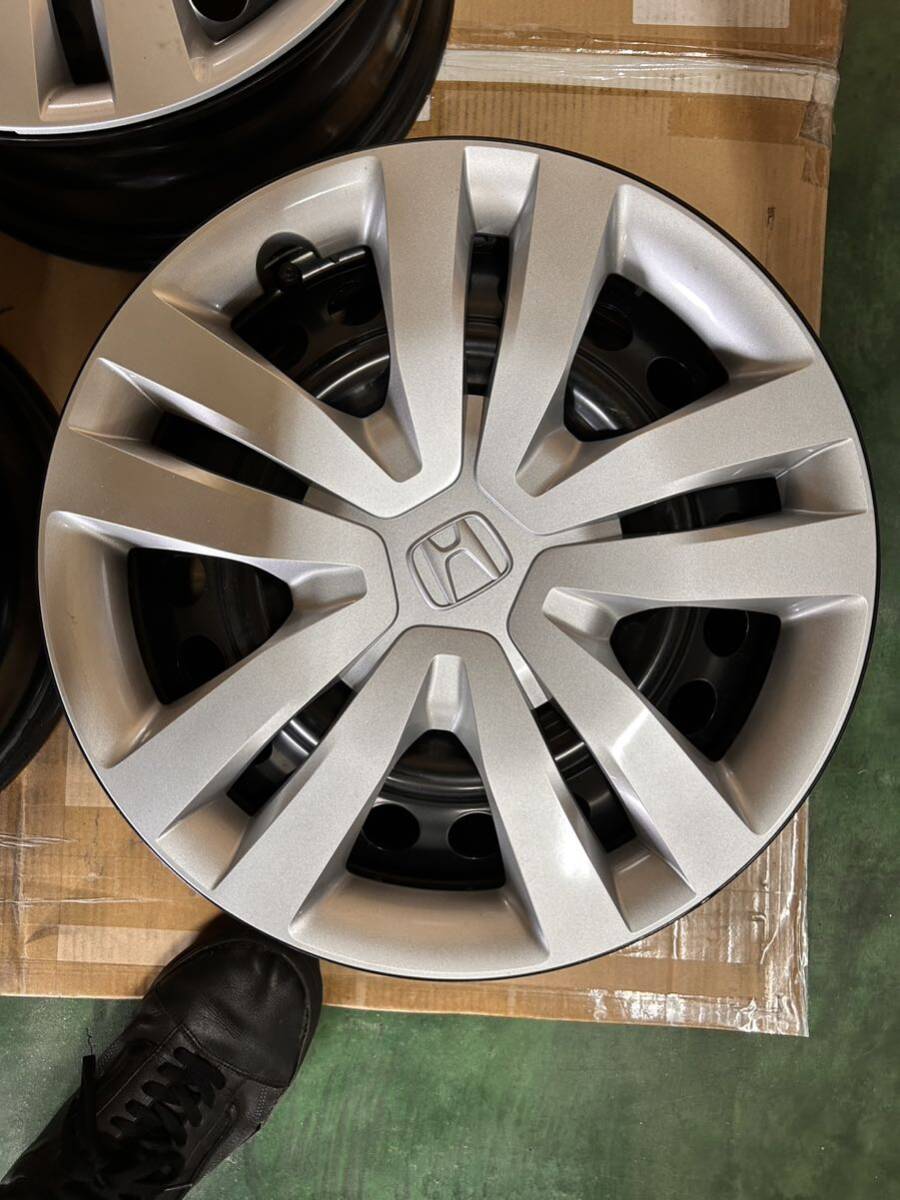 新車外し ホンダ フィットGR1 GR2 GR3 GR42023年 純正 スチールホイール 4本セット 15インチ 6J ＋50 4×100 ハブ径56 42 ①(純正品)｜売買された ...