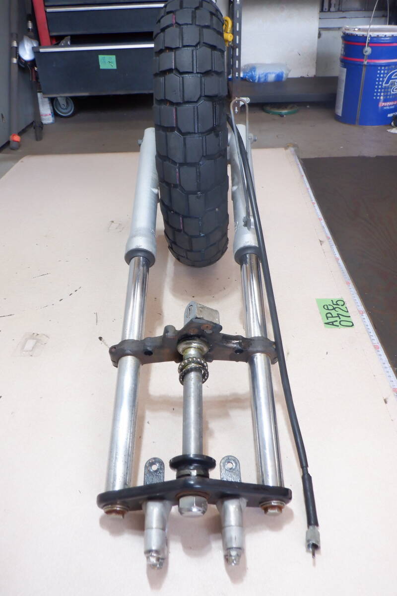 Yahoo!オークション - 0726 エイプ エイプ100 フロントフォーク フォー...