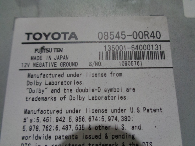 Yahoo!オークション - [G3010] トヨタ 純正 HDDナビ NHZT-W58 ジャンク...