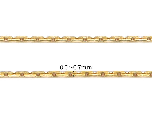 Yahoo!オークション - 14KGF ネックレス ビーディングチェーン 0.7mm 4...