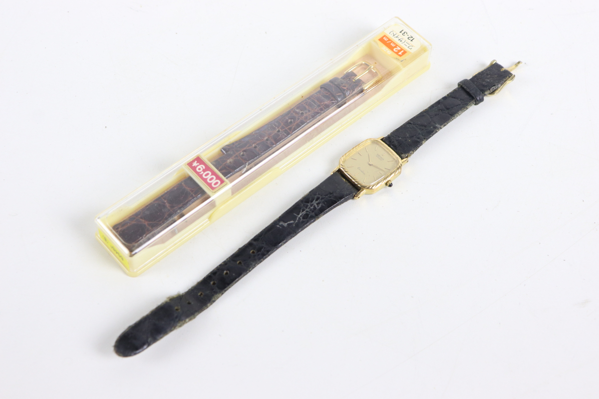 Yahoo!オークション - SEIKO 14K ST Exceline 8420-6390 370009 セイコ...