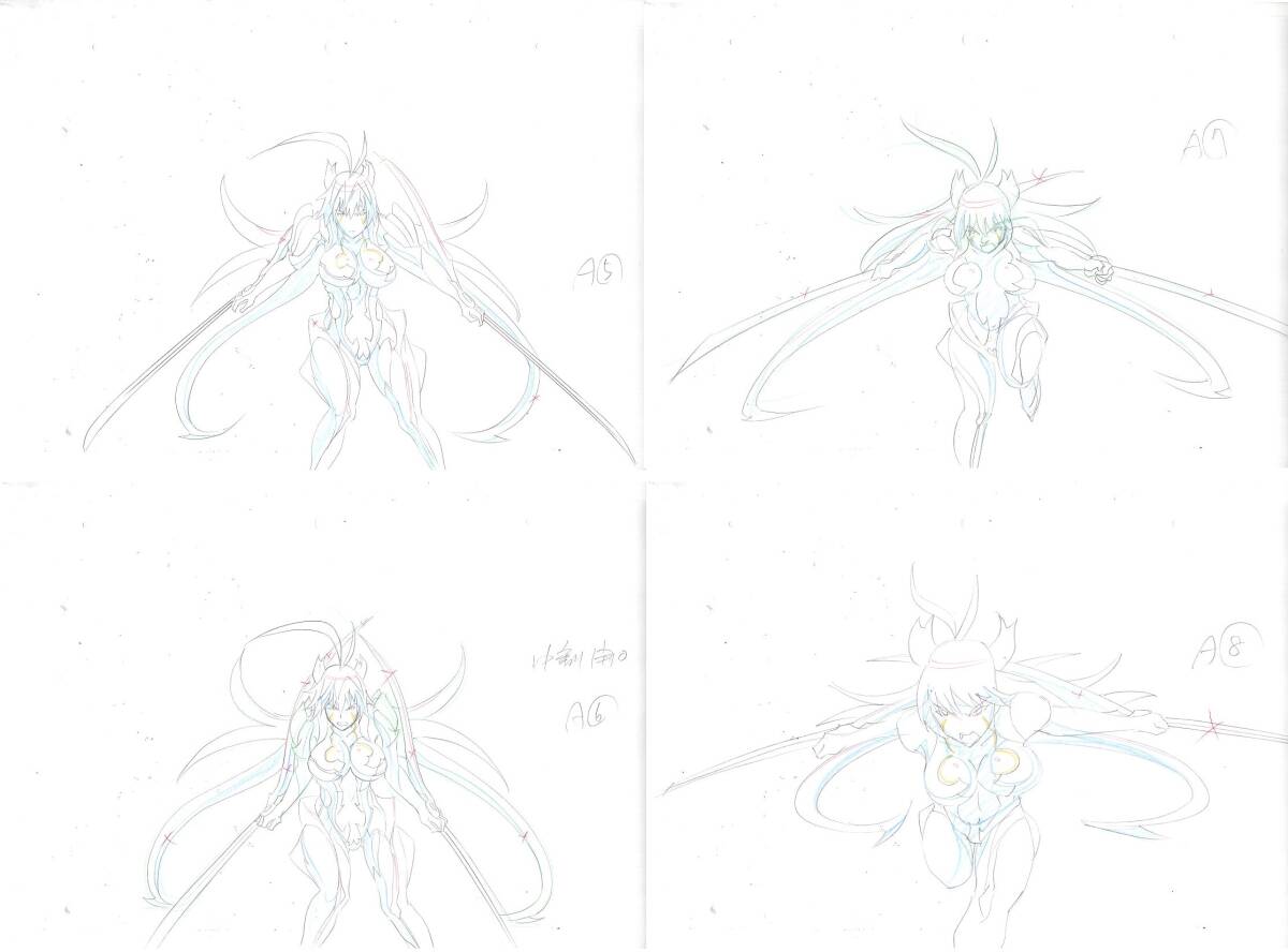 Yahoo!オークション - セル画 ウィッチブレイド GONZO 原動画69枚セッ...