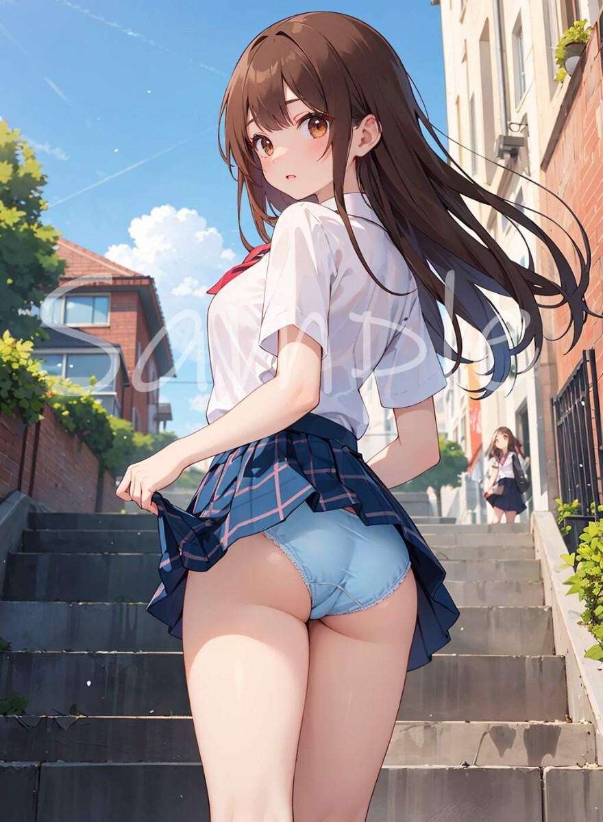 Yahoo!オークション - p321【高画質】 美女 パンチラ アート ポスター ...