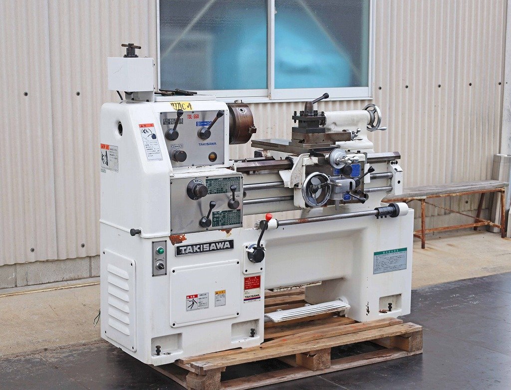 Yahoo!オークション - 7221C24 TAKISAWA タキサワ 旋盤 TSL-550 精密旋...
