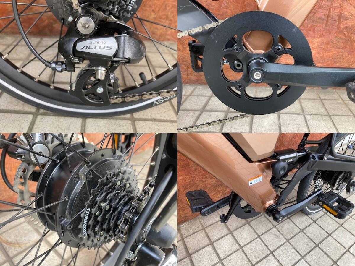 BESV ベスビー PSF1 リアキャリア付き MINIVELO ミニベロ ForldingBIKE E-BIKE 折畳みアシスト自転車(電動アシスト自転車)｜売買されたオークション情報 ...