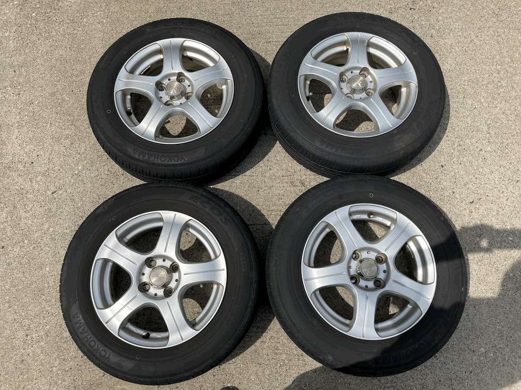 Yahoo!オークション - 1シーズンのみ使用 YOKOHAMA ECOS 175/70R14