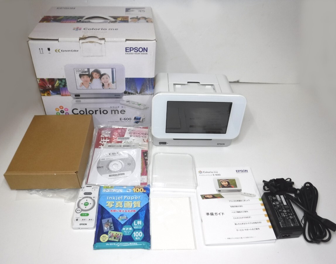 Yahoo!オークション - 中古 EPSON E-600 B384A プリンター エプソン 写...