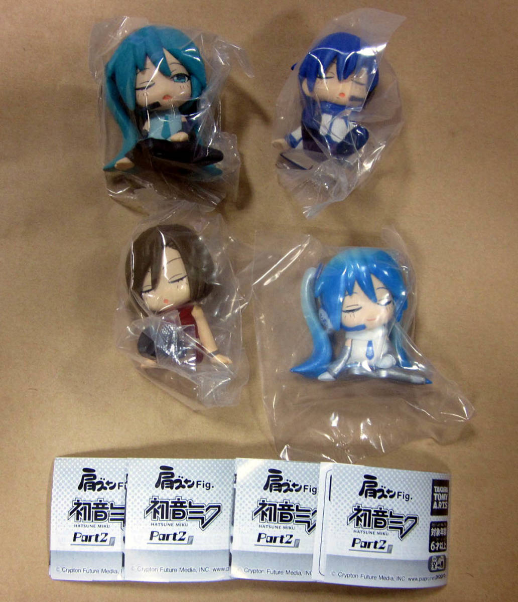 日本代購代標第一品牌【樂淘letao】－肩ズン fig. フィギュア 初音ミク Part2 パート2 全4種セット 初音ミク KAITO MEIKO 雪ミク