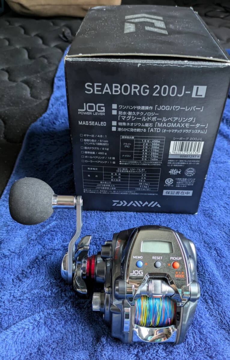 日本代購代標第一品牌【樂淘letao】－DAIWA ダイワ 15 シーボーグ 200J L 左ハンドル ほぼ未使用品
