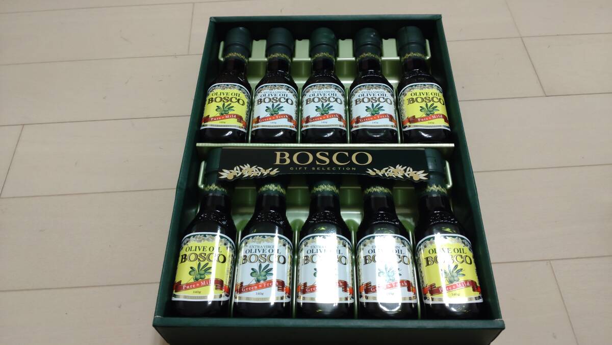 Yahoo!オークション - bosco オリーブオイル 140g 10本