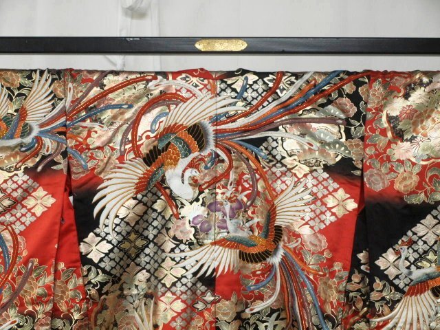 Yahoo!オークション - 婚礼 色打掛 0592 和装 花嫁衣装 オレンジ 鳳凰