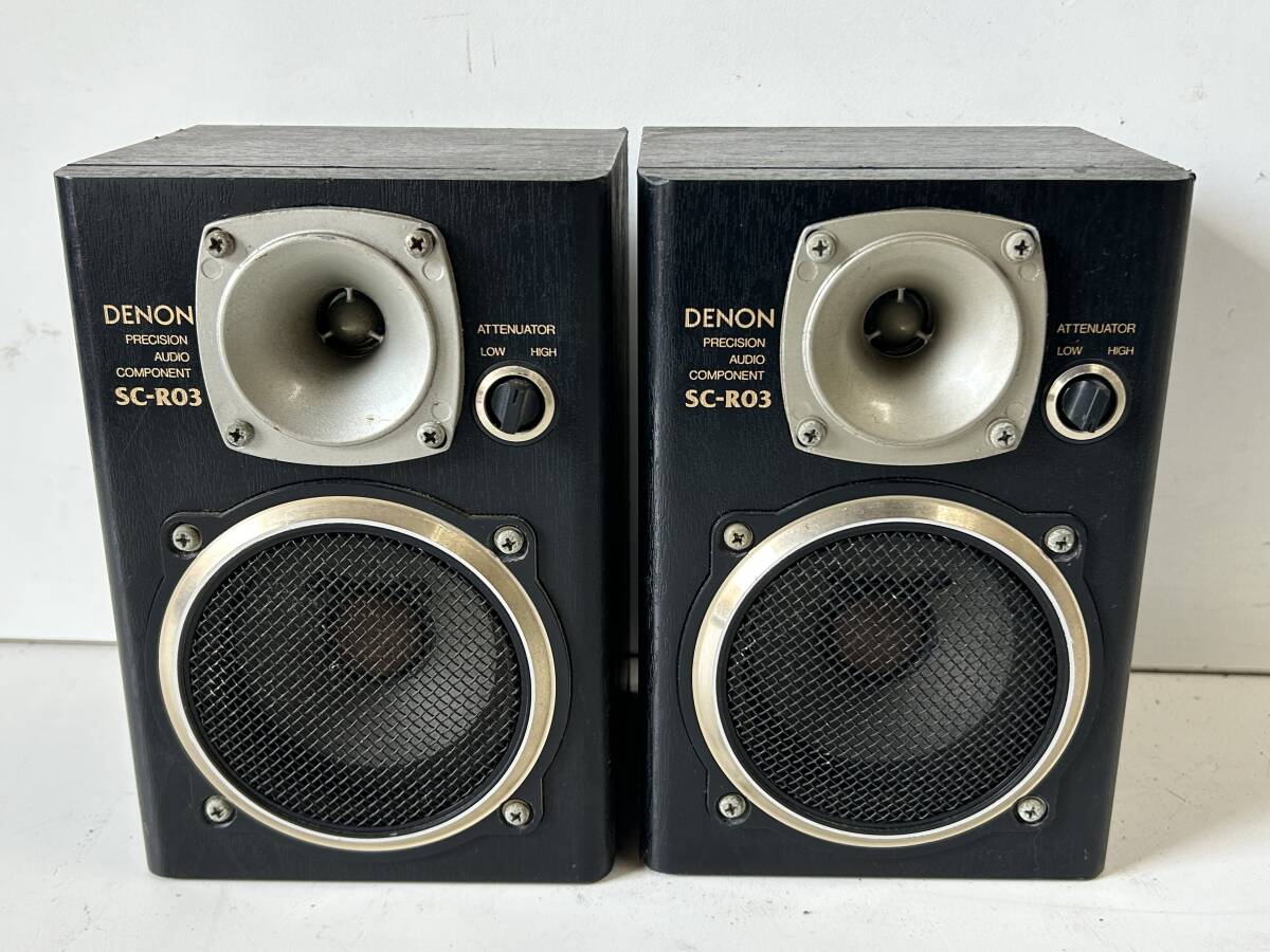 ⑪580 DENON デノン スピーカー SC-R03 小型 ペア 30W オーディオ(DENON)｜売買されたオークション情報、yahooの商品情報をアーカイブ公開 - オークファン ...